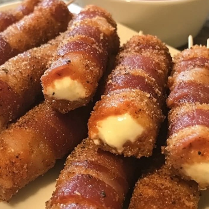 BBQ Bacon-Wrapped Mozzarella Sticks - Recipes & Tips