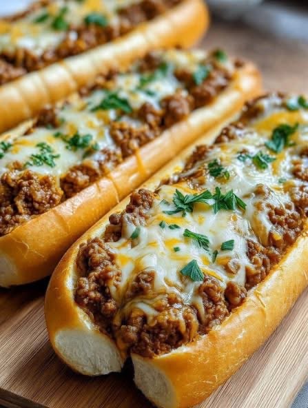 Cheesy Sloppy Joe Subs - Recipes & Tips